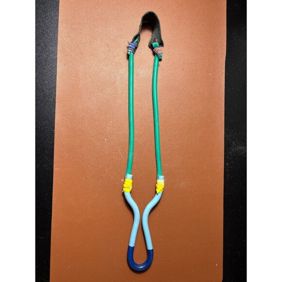 Handmade | Toys | Handmade Rubber Tube Slingshot Catapult Green Blue ...